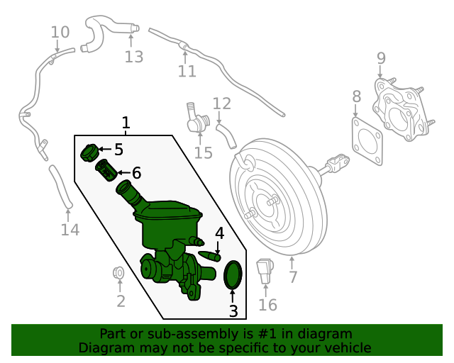 2021-2023 Nissan Kicks Master Cylinder Assembly D6010-5R00A | Nissan ...