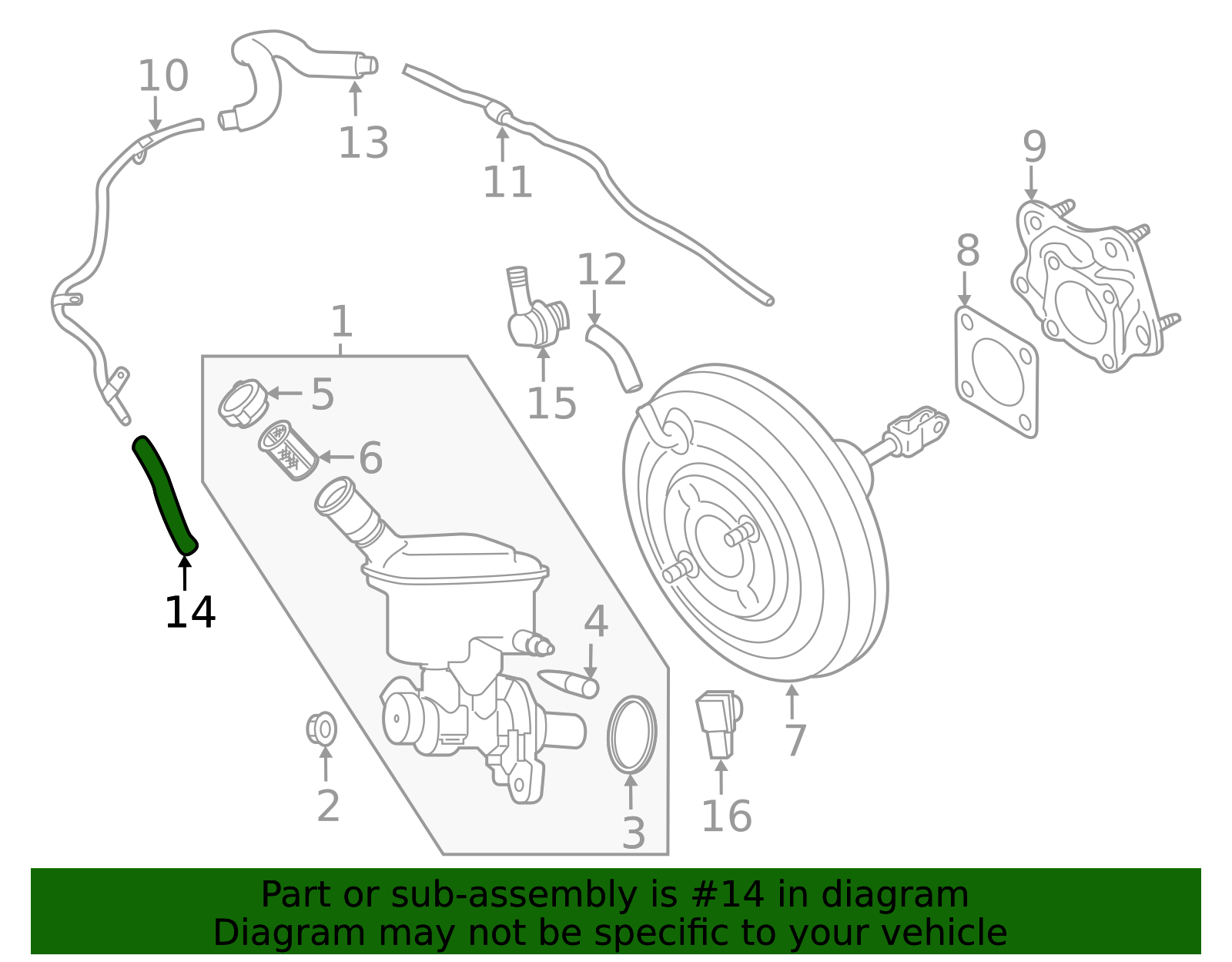 2018-2024 Nissan Vacuum Hose 47474-5RL0A | OEM Parts Online