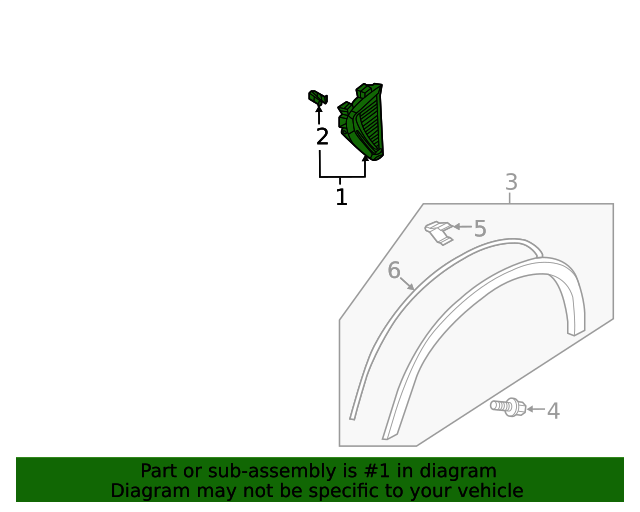 2020-2021 Mitsubishi Outlander Sport Molding 7407A605 | OEM Parts Online