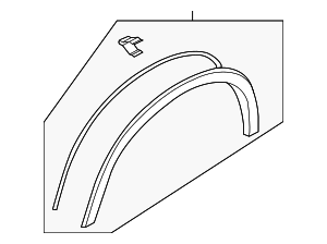 5220BA34 - Wheel Opening Molding 2020-2024 Mitsubishi Outlander Sport ...