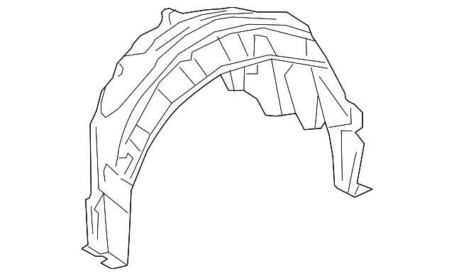 65638-06320 - Wheelhouse Liner For 2019-2023 Lexus | Lexus OE Parts