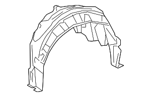 65638-06320 - Wheelhouse Liner For 2019-2023 Lexus | Lexus OE Parts