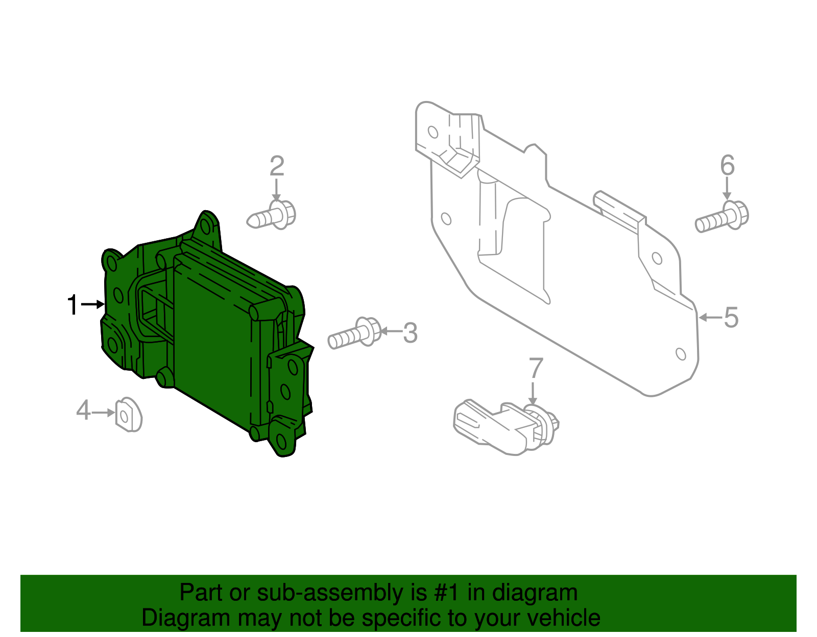 2018 Toyota C-HR 2018 Toyota C-HR - Distance Sensor 88210-F4011 ...