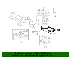 2007-2017 GM Rear Suspension Adjuster Link 23347601 GM | GMPartsDirect.com