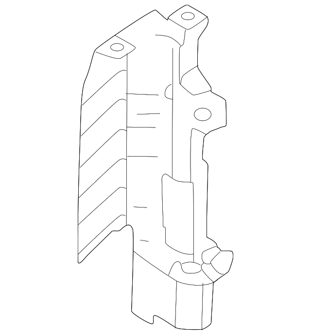 29134-N9000 - Air Deflector - 2022-2023 Hyundai Tucson | OEM Hyundai ...