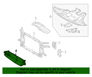 2022-2024 Hyundai Tucson Lower Deflector 29150-P0000 | OEM Parts Online