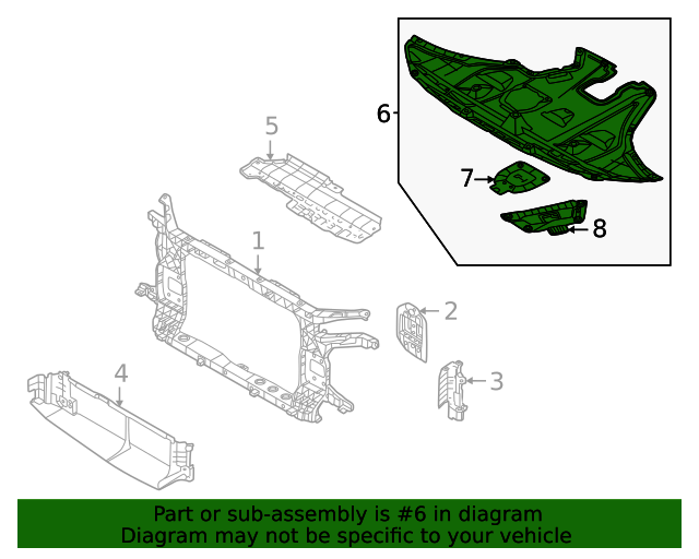 2022 Hyundai Tucson Under-Body Shield 29110-N9600 | OEM Parts Online