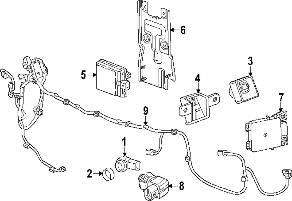 2024-2025 Chevrolet Traverse Bracket 26576140 GM | GMPartsDirect.com