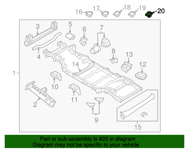 2007-2018 Jeep Mount Insulator 68373082AA | TascaParts.com