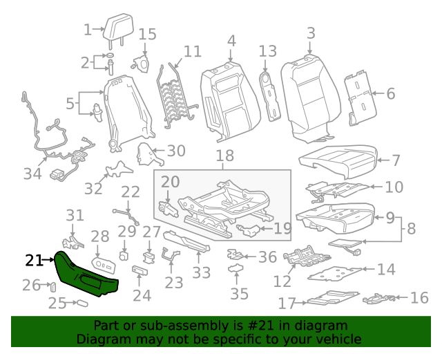 2019-2023 GM Outer Finish Panel 84458086 GM | GMPartsDirect.com