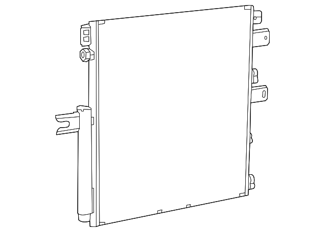 68322496AC - OEM A/C Condenser For 2019-2024 Ram 3500 | OEM MOPAR Parts ...