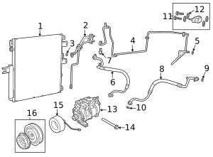 68322496AC - OEM A/C Condenser For 2019-2024 Ram 3500 | OEM MOPAR Parts ...