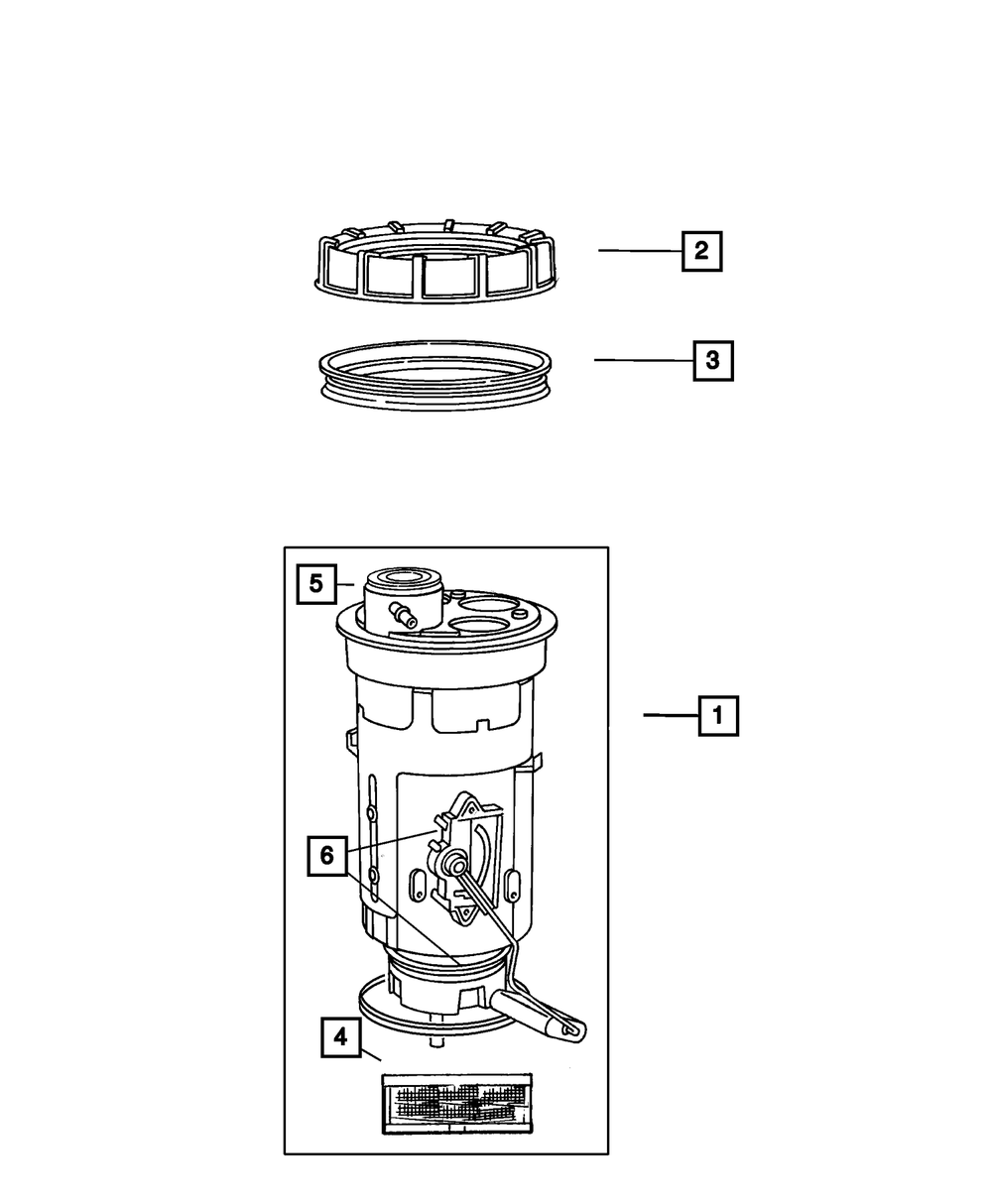 2001-2017 Mopar Fuel Pump And Level Unit Seal 52018808 | Mopar.com ...