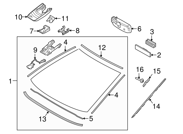2018-2020 Toyota Camry Side Molding 75535-06010 | Toyota Parts Center
