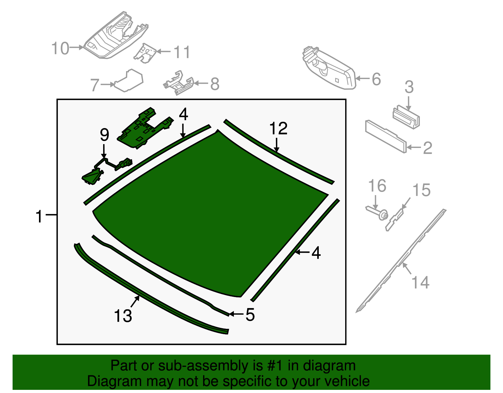 OEM 2019-2020 Toyota Camry Windshield Part # 56101-06B11 | Modern ...