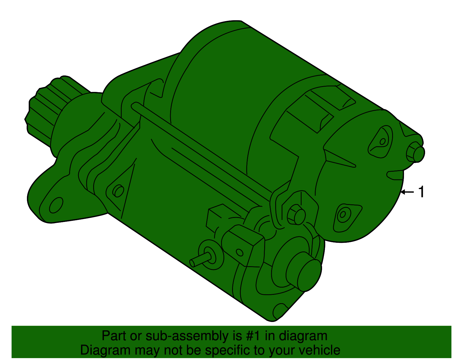 Genuine Toyota Starter part# 28100-0T051-84 for 2009-2013 Toyota ...