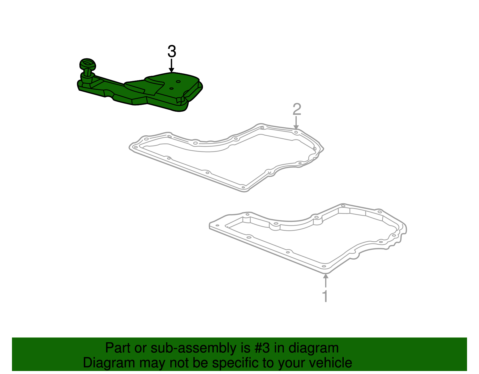 1995-2011 GM Automatic Transmission Fluid Filter Kit with Seal 24221762 ...