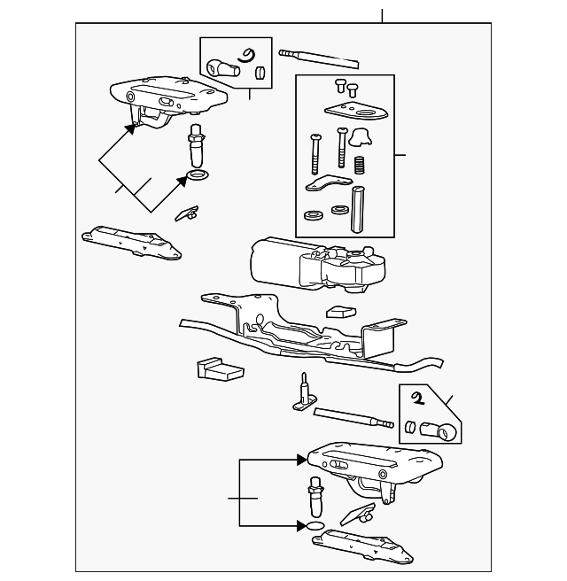 8H0-871-401 - Lock Assembly 2003-2005 Audi | Audi OEM Parts