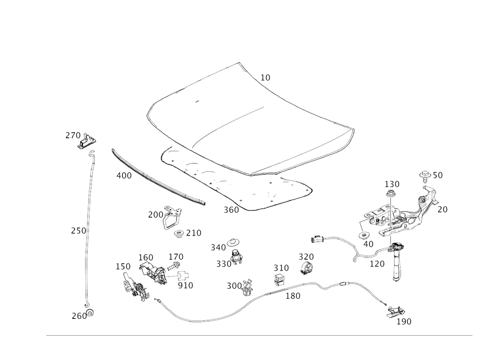 246-880-03-60 - Latch, Upper Part 1954-2025 Mercedes-Benz | Mercedes ...