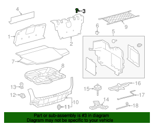 Front Insulator Clip - 2013-2024 Toyota (90467-07049-C0) | Toyota of El ...