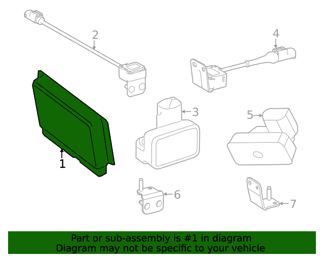 190-900-05-02 - Control Module 2018-2021 Mercedes-Benz AMG® GT C ...