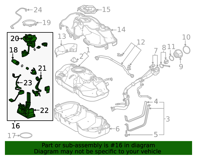 77020-42270 - Fuel Pump And Sender Assembly - 2021-2023 Toyota RAV4 ...