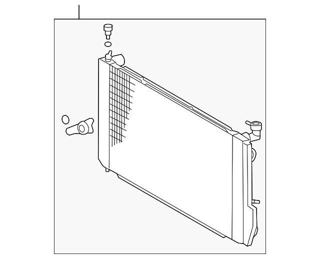 2006 Lexus RX400h Radiator Assembly 1604120350 | OEM Parts Online