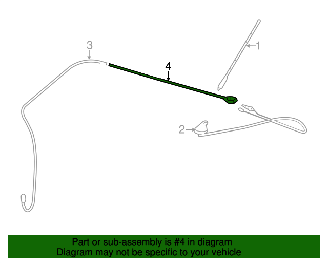 86101-74012 - Cord Sub Assembly Anten 2012 Scion iQ | Longo Toyota Parts