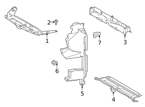 Splash Shields for 2021 Toyota Highlander | Elmhurst Toyota Parts