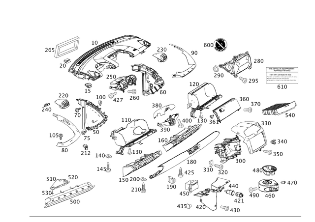2039882878 - Clamp 2011-2018 Smart Fortwo | Mercedes-Benz USA Parts