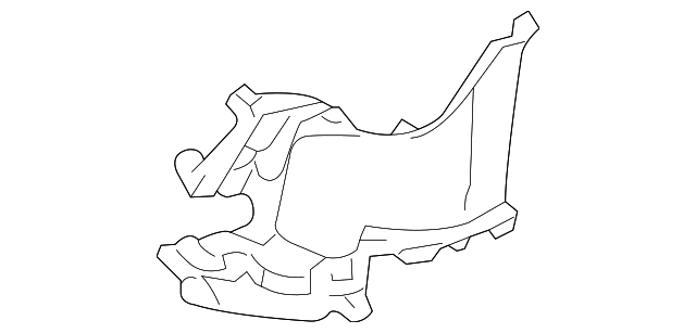 2020-2023 Audi Radiator Support Air Duct 4KE-121-764-C-9B9 | Audi USA Parts