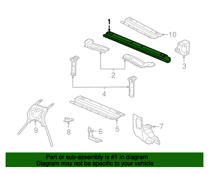 1997-2005 GM Bar 25666237 | GMPartsDirect.com