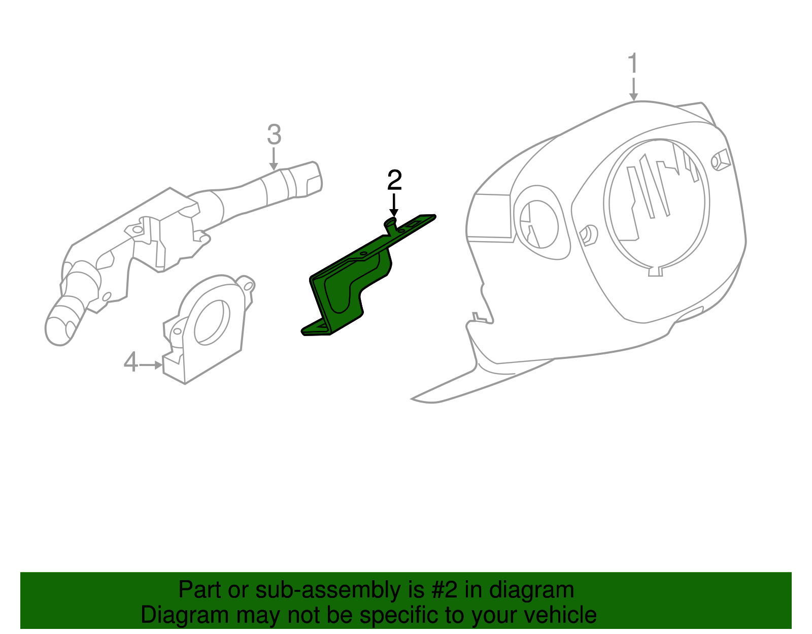 2011-2017 Nissan Quest Column Cover Bracket 67377-1JA0A | Melloy Nissan ...