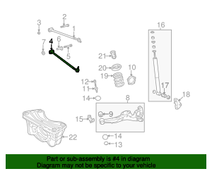 48720-42020 - Lower Control Arm - 2001-2005 Toyota RAV4 | OEM Genuine ...