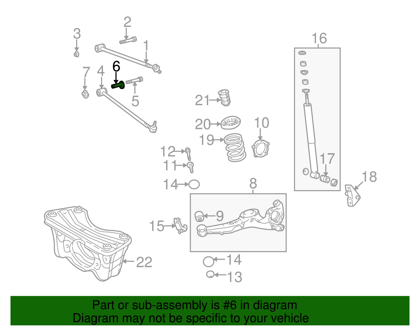 2001-2005 Toyota RAV4 Alignment Camber Adjusting Eccentric (Rear) 48409 ...