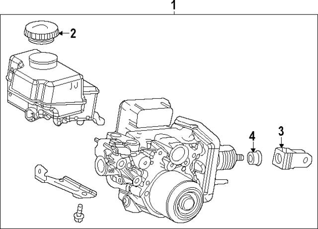47050-30310 - Booster Assembly 2023-2024 Toyota Crown | Longo Toyota Parts