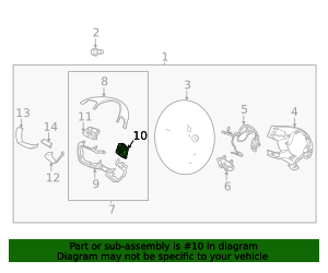 96720-N9190-VCS - Switch Assembly Strg Remote Control R AutoNation Parts