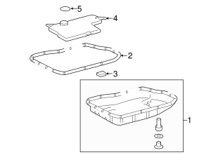 2012-2018 Toyota Automatic Transmission Filter O-Ring 90301-27015 | OEM ...