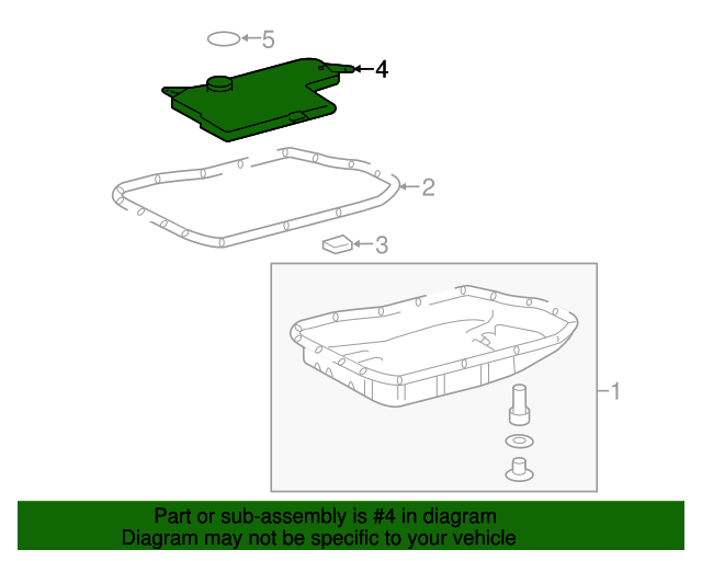 Genuine Toyota Transmission Filter part# 35330-48020 for 2007-2019 ...
