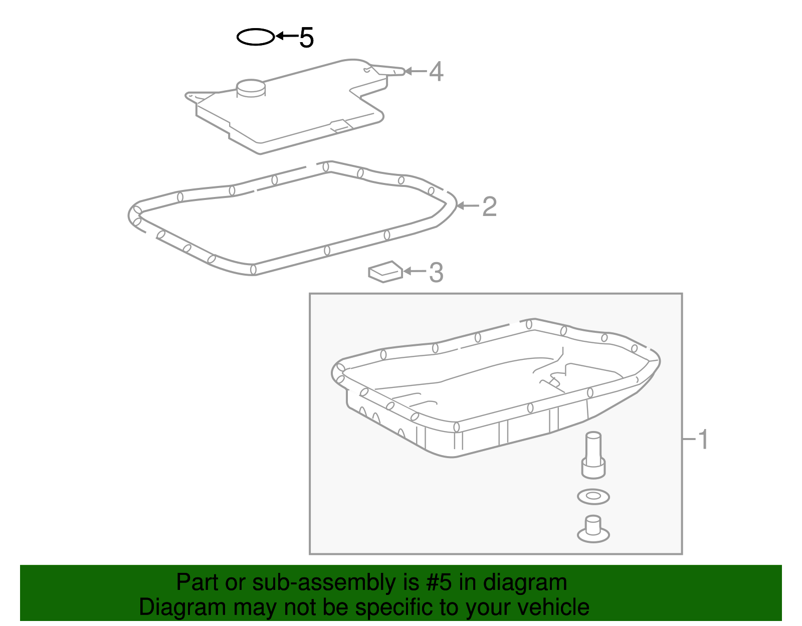 90301-A0026 - Automatic Transmission Filter O-Ring 2007-2019 Toyota ...