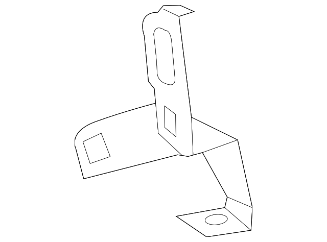 205-524-00-40 - Front Shield Bracket 2015-2023 Mercedes-Benz | Mercedes ...