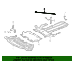 205-524-00-47 - Diagonal Brace 2015-2023 Mercedes-Benz | Mercedes-Benz ...