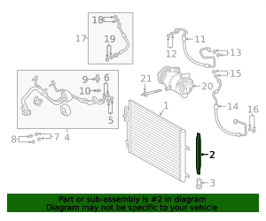 2018-2019 Land Rover Drier Dessicant Bag LR083336 | OEM Parts Online