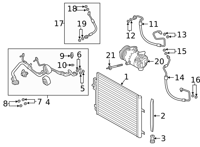 2018-2019 Land Rover Drier Dessicant Bag LR083336 | OEM Parts Online