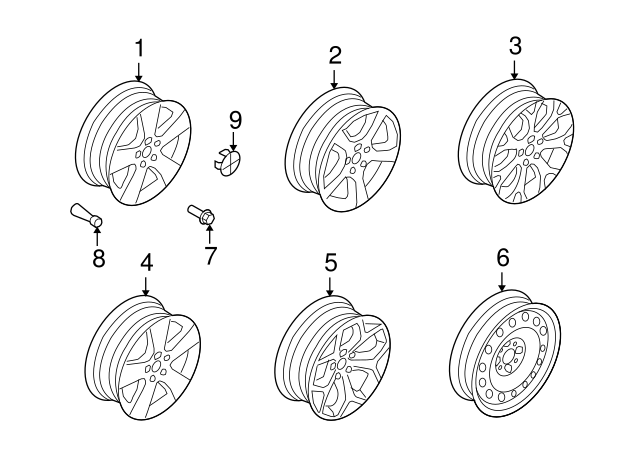 36-11-6-770-200 - Wheel 2007-2013 BMW X5 | AutoNationParts.com