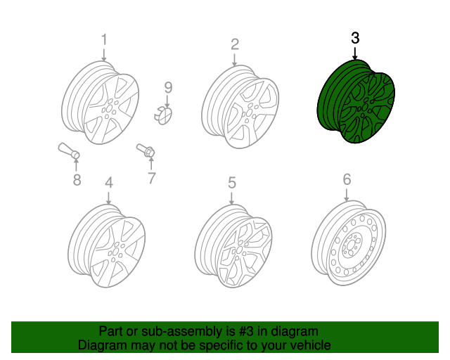 36116774397 - 2010-2013 BMW X5 Wheel, Alloy (36-11-6-774-397) | BMW of ...