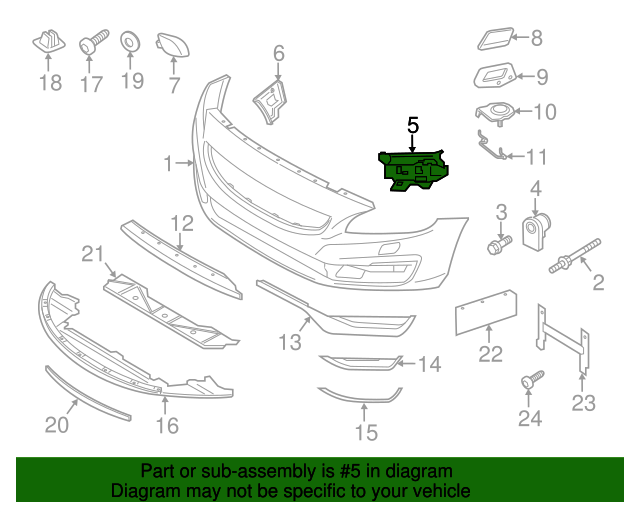 2014-2018 Volvo Inner Bracket - Driver's Side (LH) 31323840 ...