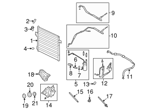 2006-2010 Ford Compressor AL2Z-19703-B | Varsity Ford