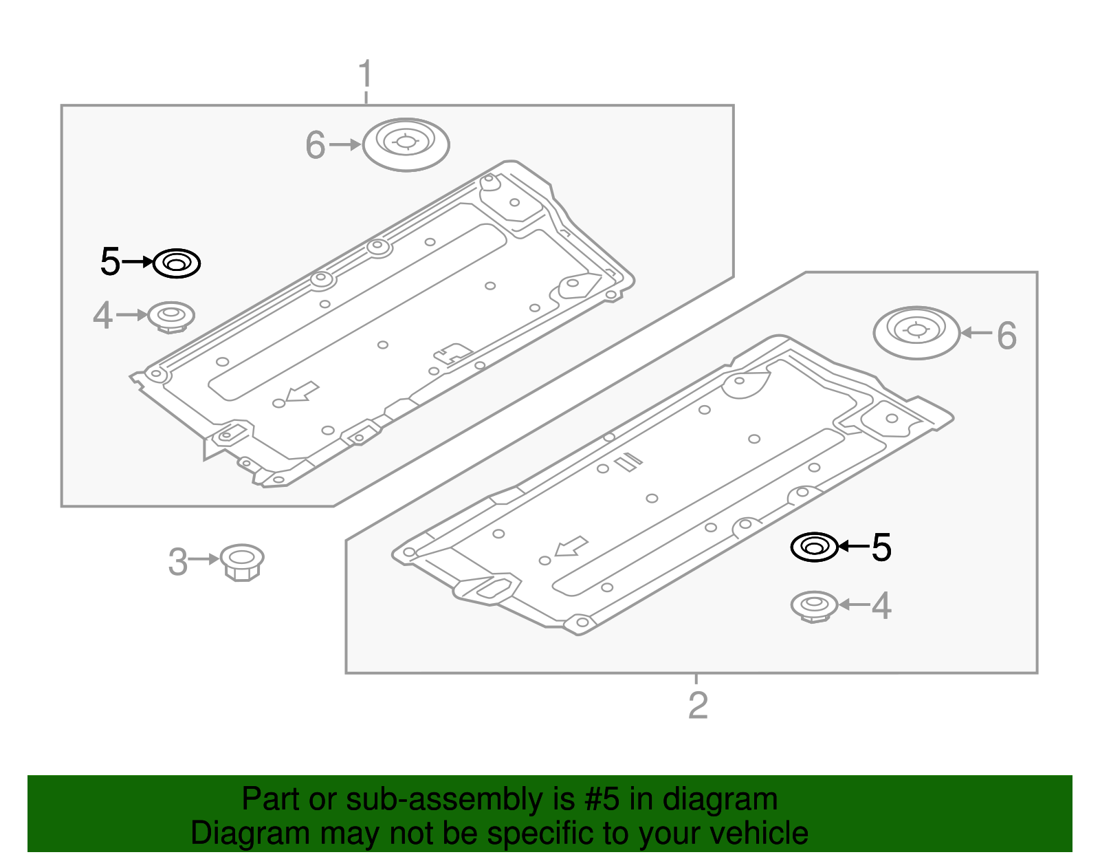 2018-2020 Hyundai Elantra GT Under Cover Retainer 84220-G3000 | OEM ...