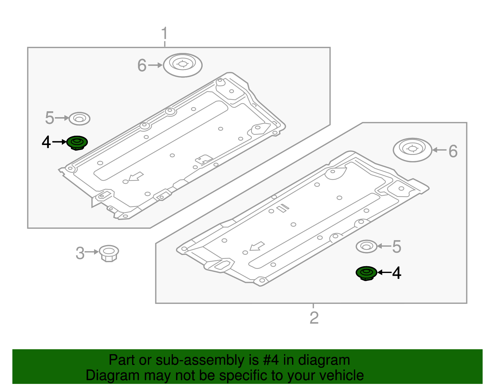 2018-2020 Hyundai Elantra GT Under Cover Clip 84219-G3000 | OEM Parts ...